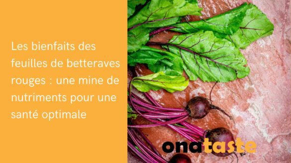 Les bienfaits des feuilles de betteraves rouges : une mine de ...